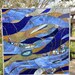 Stained Glass Panel Abstract Window Nuggets Suncatcher 27x27 - Etsy
