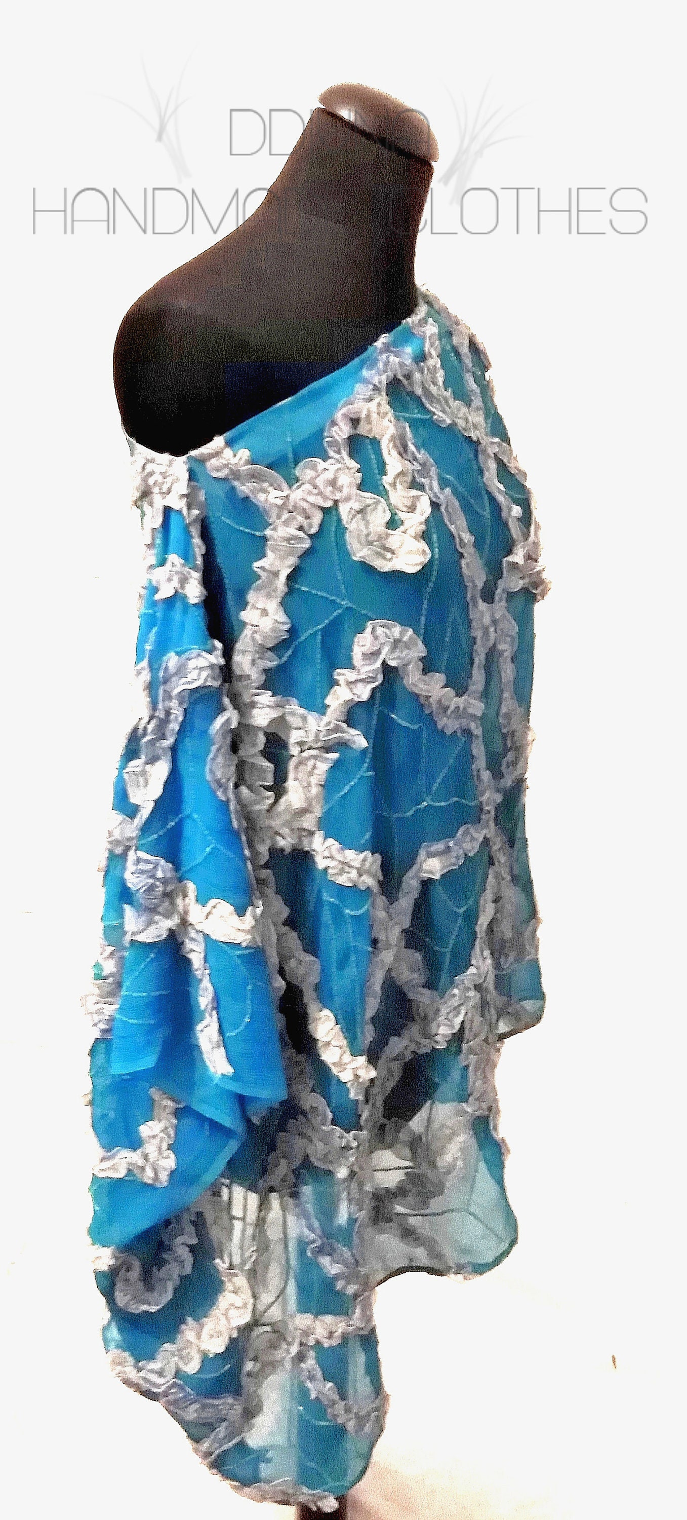 Silk Tunic With Ruffles and Beads ,loose,romantic and Oversized,mother ...