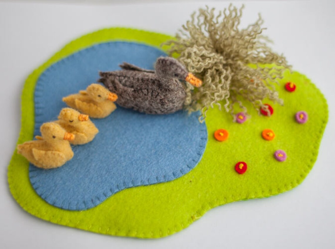 Duck With Play Mat Pattern - Etsy
