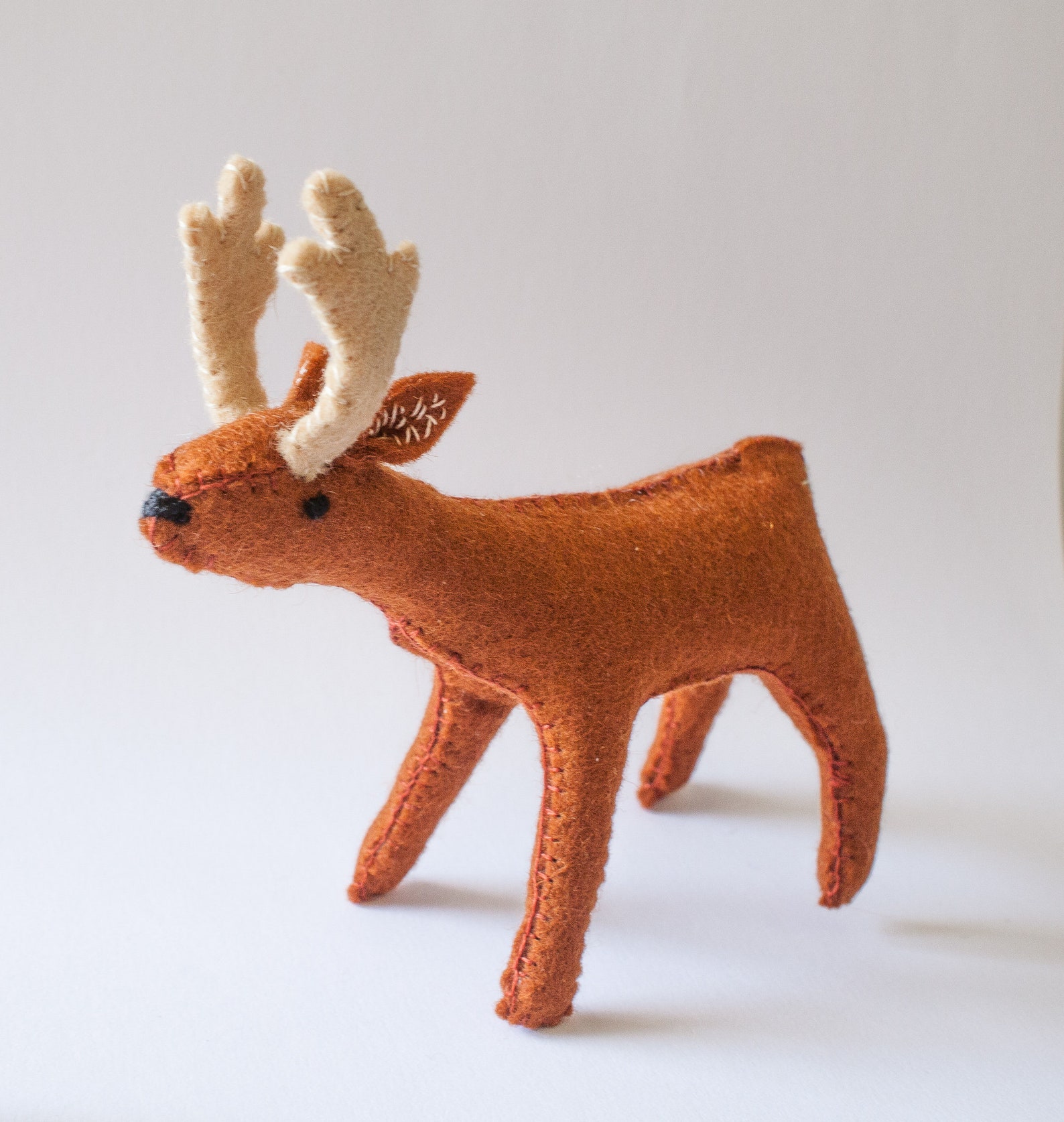 Woodland Deer Family - Waldorf Buck, Doe and Baby Deer Forest Animal ...