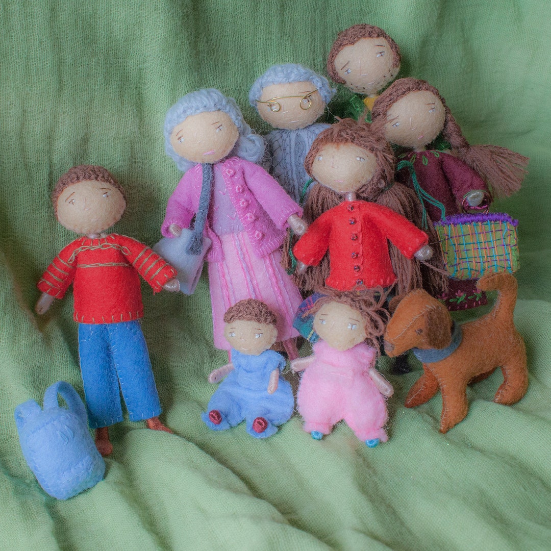 Doll House Dolls - Pattern/tutorial - Etsy