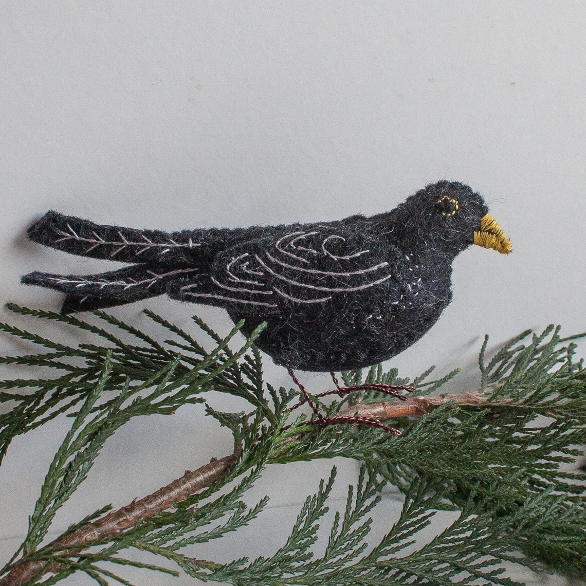 Four Colly/calling Birds the Blackbird Twelve Days of | Etsy