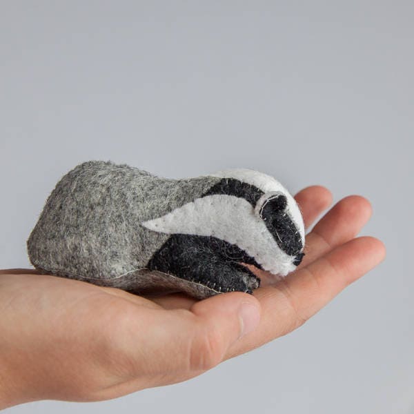 Felt Badger - Etsy