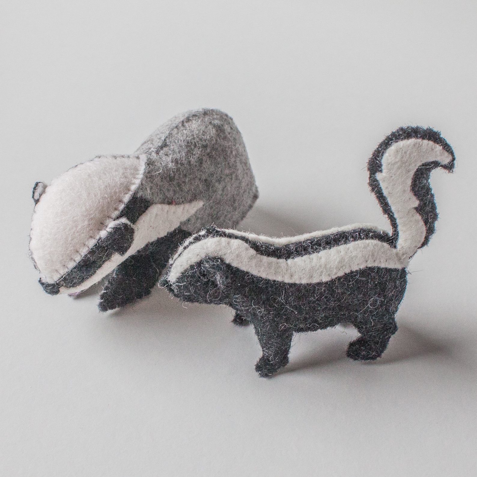 Pattern to Make a Sweet Little Skunk - a Good Friend for Badger - Etsy