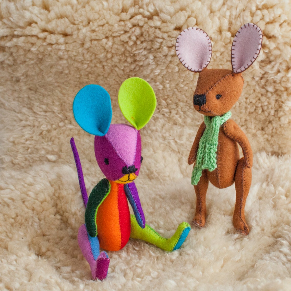 Mouse Pattern PDF Soft Toy. Make Him Any Way You Like. | Etsy