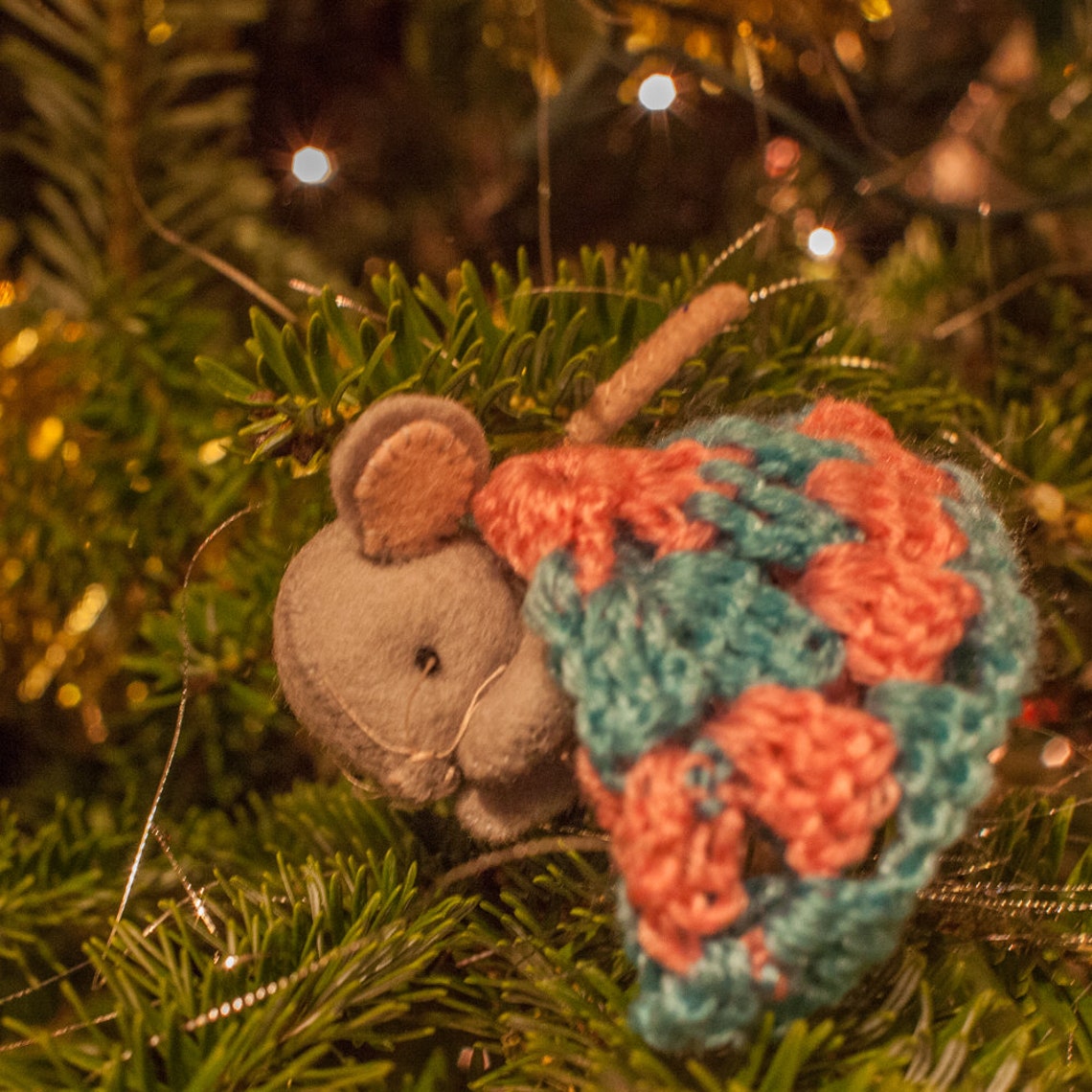 Tiny Christmas Mouse Pattern - PDF - Etsy