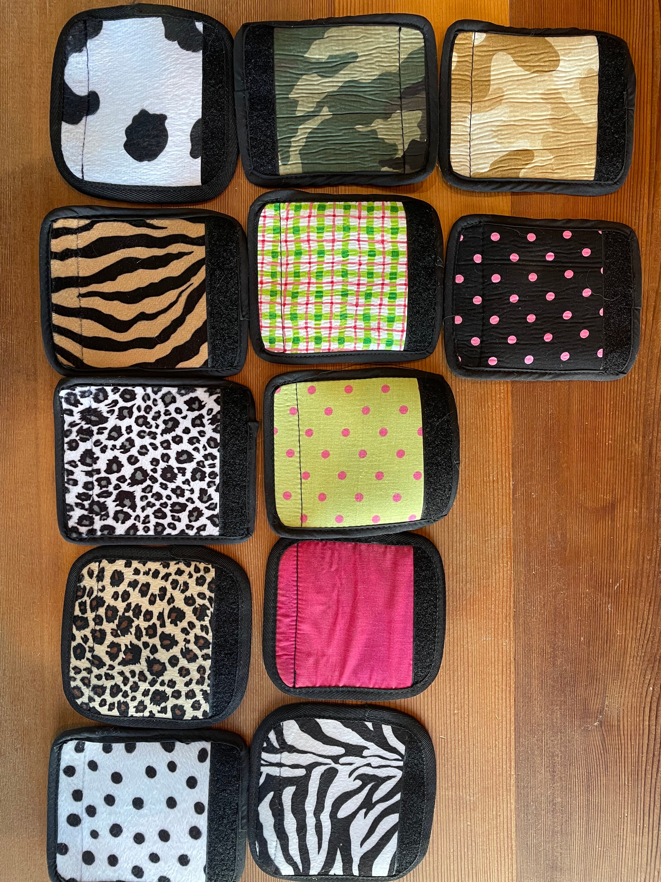 Get TWO Luggage Neoprene Handle Wraps in Multiple Patterns - Etsy