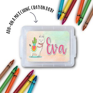 Personalized Llama Pencil Box for School Kids - Etsy