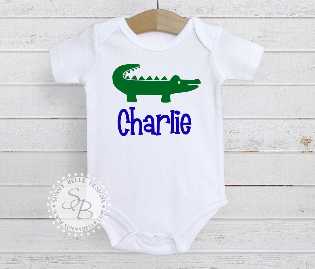 Custom Alligator Bodysuit Cute Gator Outfit for Baby - Etsy