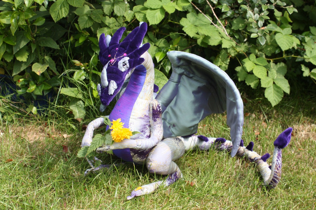 Pdf Large Dragon Sewing Pattern, Poseable Art Doll, Textile Sculpture ...