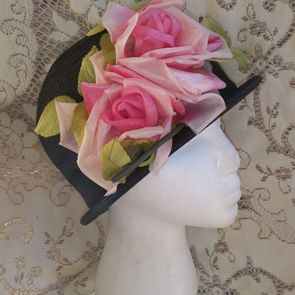 Vintage Rose Hat - Etsy