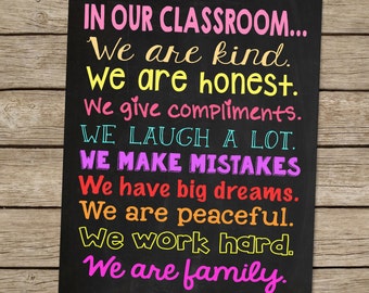 Customized This Classroom Runs on Love Laughter & Lots of - Etsy