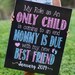 Chalkboard Pregnancy Announcement Sign: Only Child Ending (digital File ...