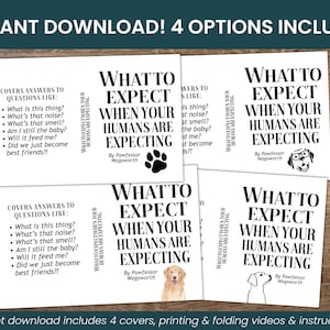 INSTANT DOWNLOAD What to Expect When Your Humans Are Expecting Fake ...