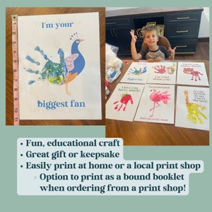 ABC A-Z Alphabet Handprint Craft / Phonic Memory Book / Hand ...