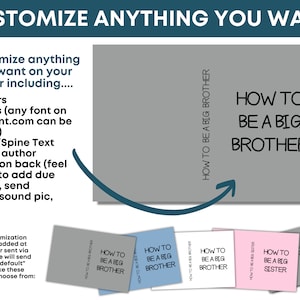 CUSTOM Digital How to Be A Big Brother or Big Sister - Custom Dust ...