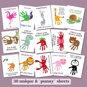Handprint Card Craft / Cute Gift Keepsake Art Project / Hand ...