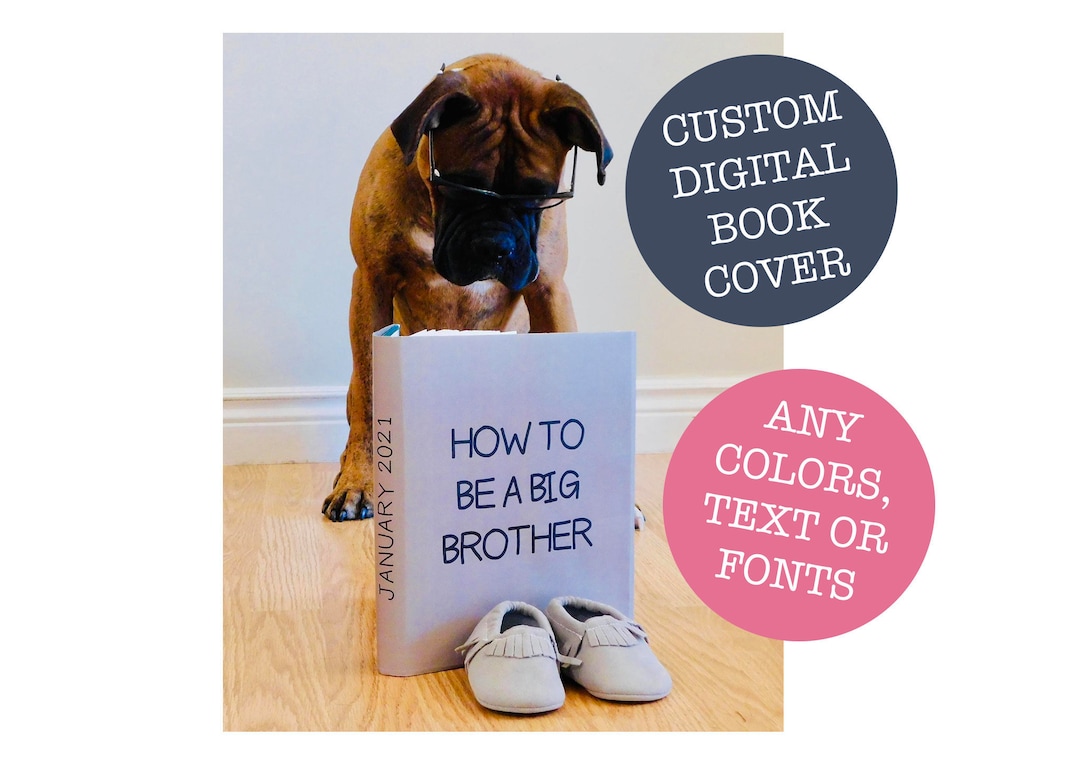 Digital How to Be A Big Brother or Big Sister - Custom Dust Jacket ...