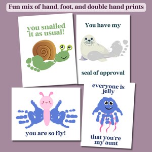 Handprint Card Craft / Cute Gift Keepsake Art Project / Hand ...