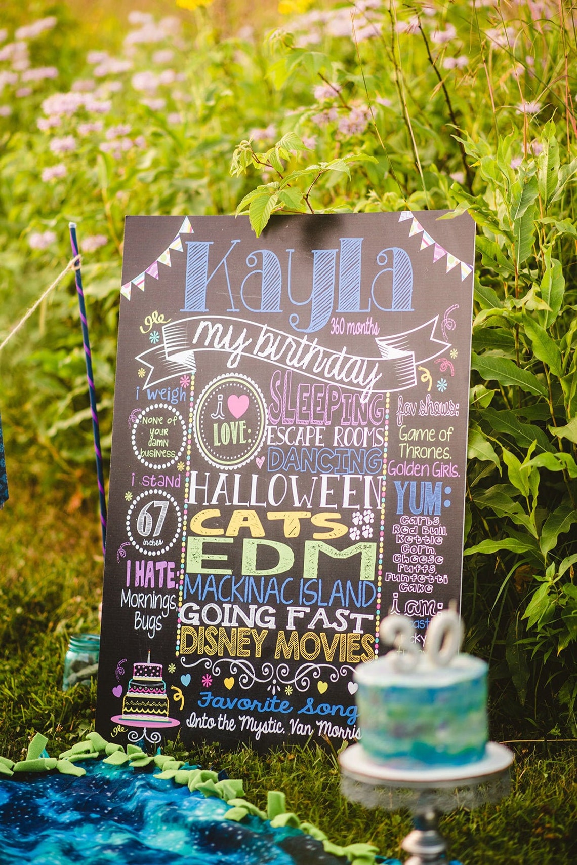30th Birthday Funny Chalkboard Sign Poster for 30th Birthday - Etsy