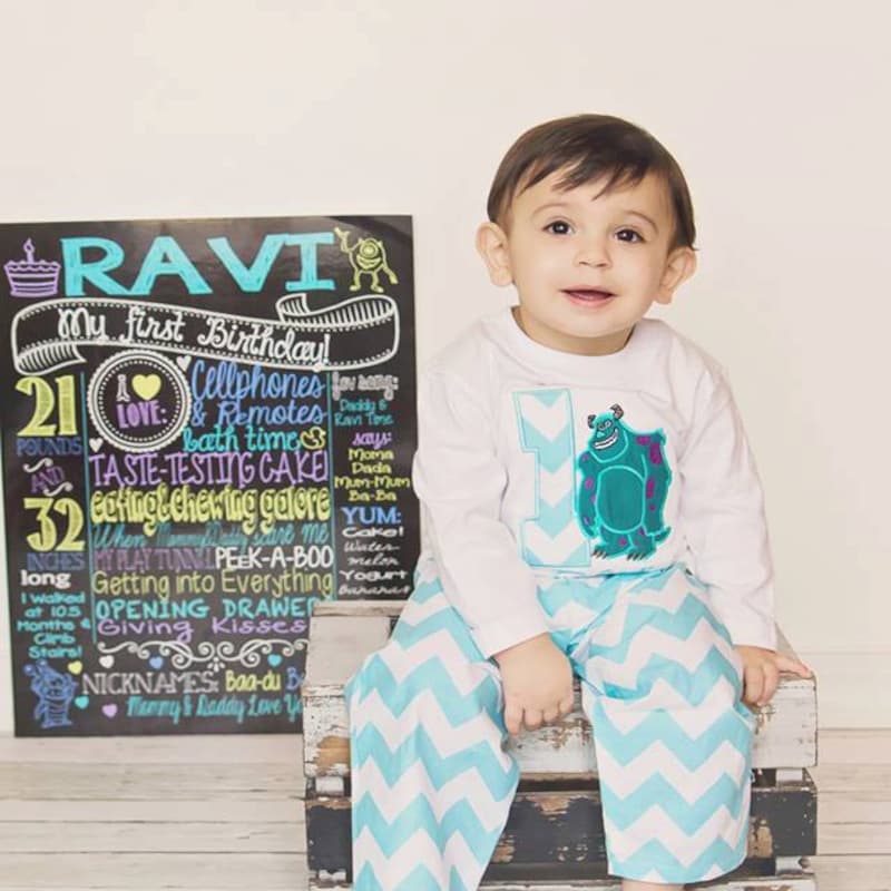 Chalkboard Monster - Etsy