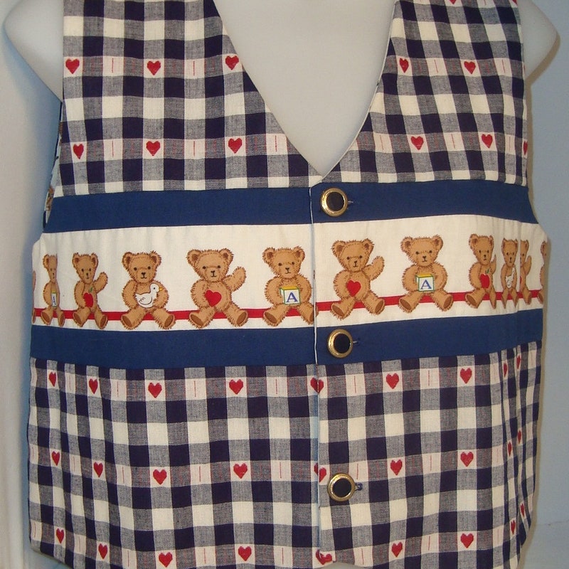 Teddy Bear Vest - Etsy