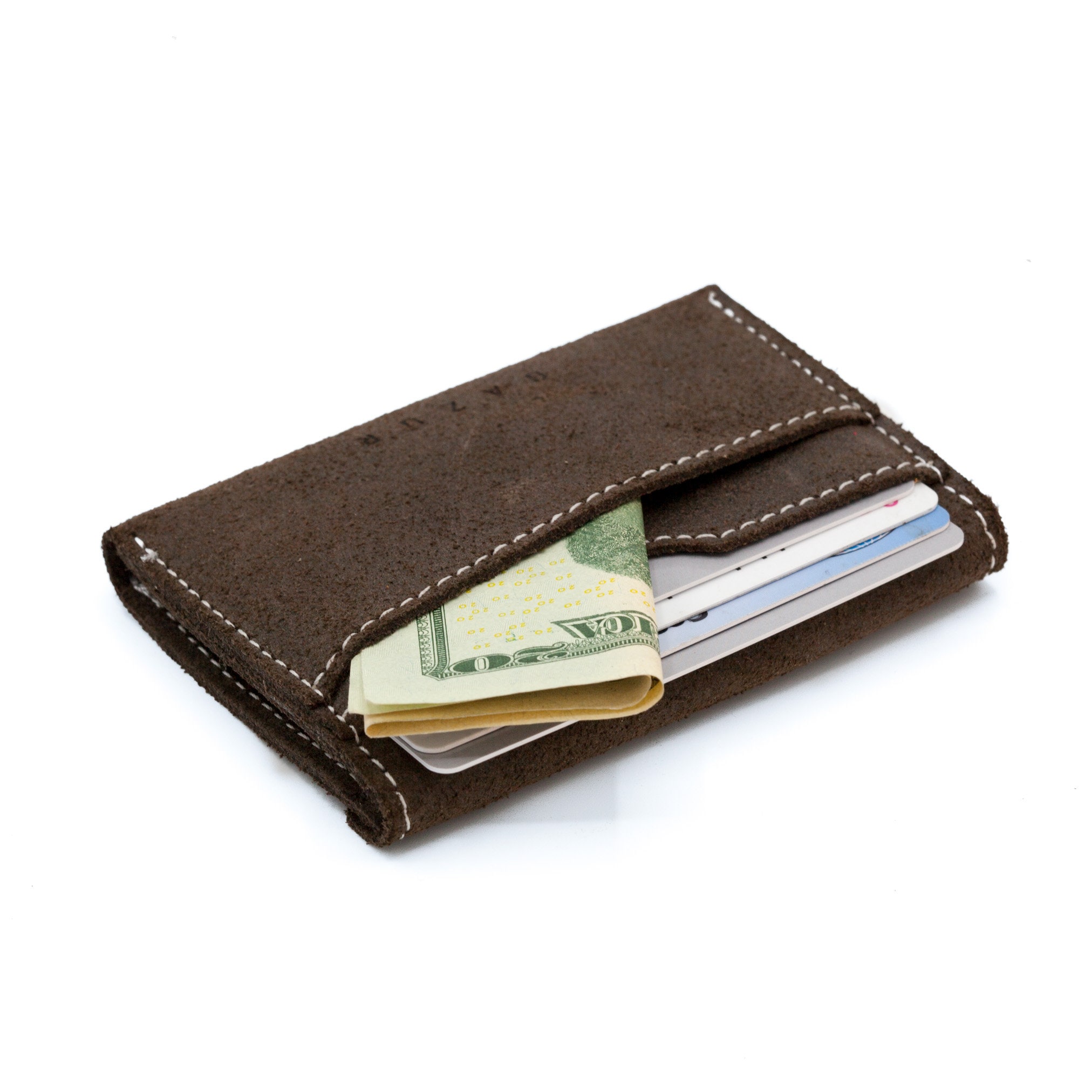 Men's Leather Wallet minimalist wallet For Him | Etsy