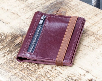 Burgundy Wallet - Etsy