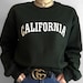 CALIFORNIA Graphic Print Unisex Sweatshirt - Etsy