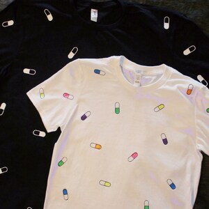 Drug Pills Unisex Black Tee Shirt - Etsy