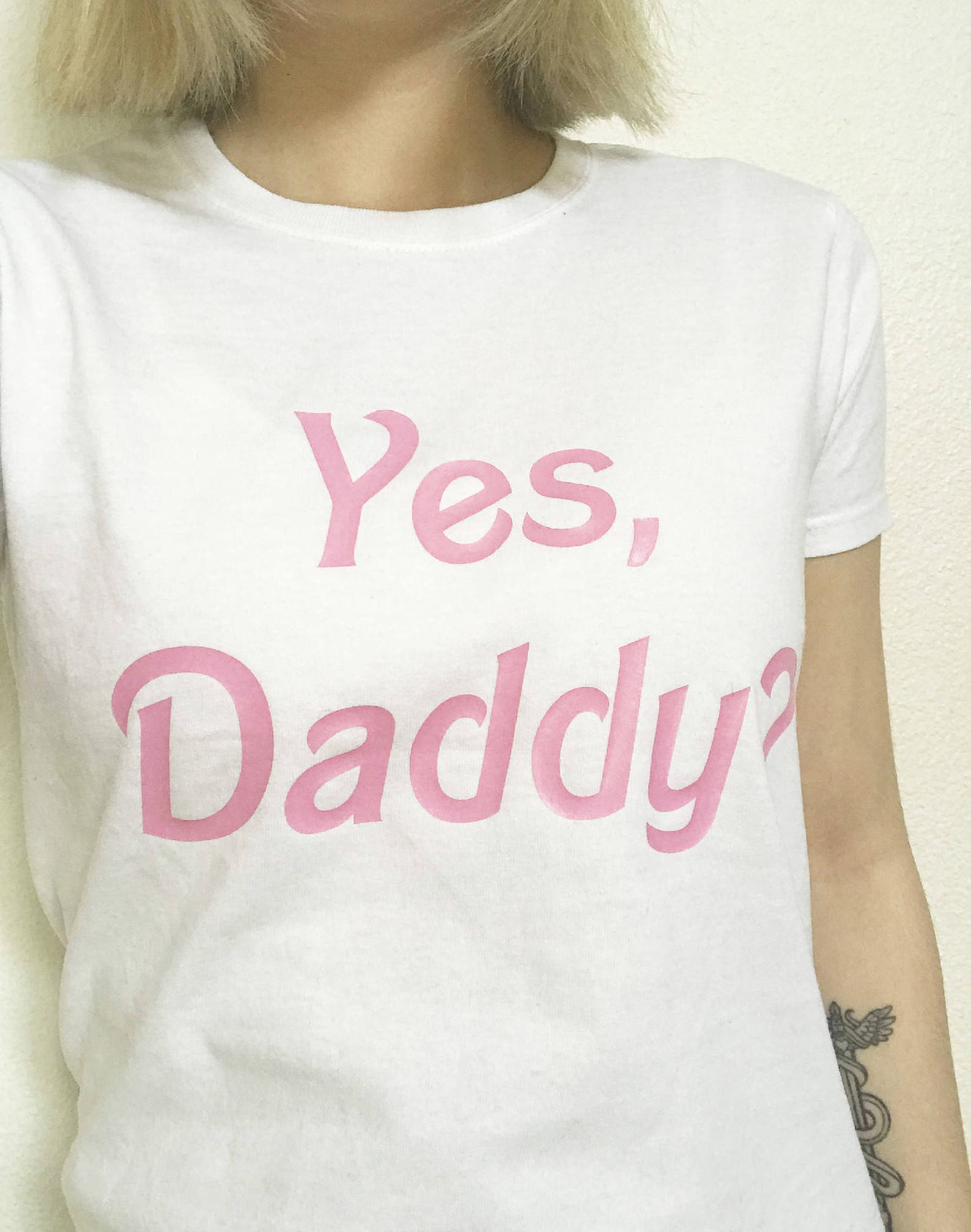 Yes, Daddy? Graphic Print Women's Crop Shirt S-3xl - Etsy