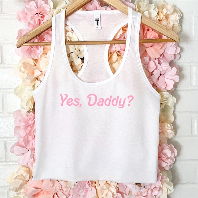 Crop Top Yes Daddy - Etsy