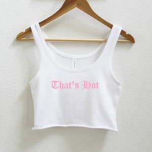 XL That's Hot Women's Crop Tank - Etsy