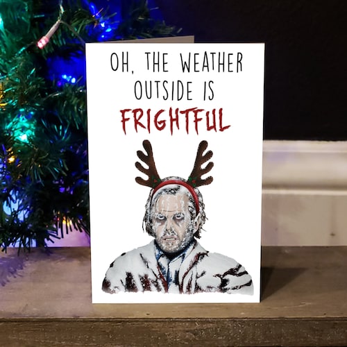 Shining Horror Funny Christmas Card - Etsy