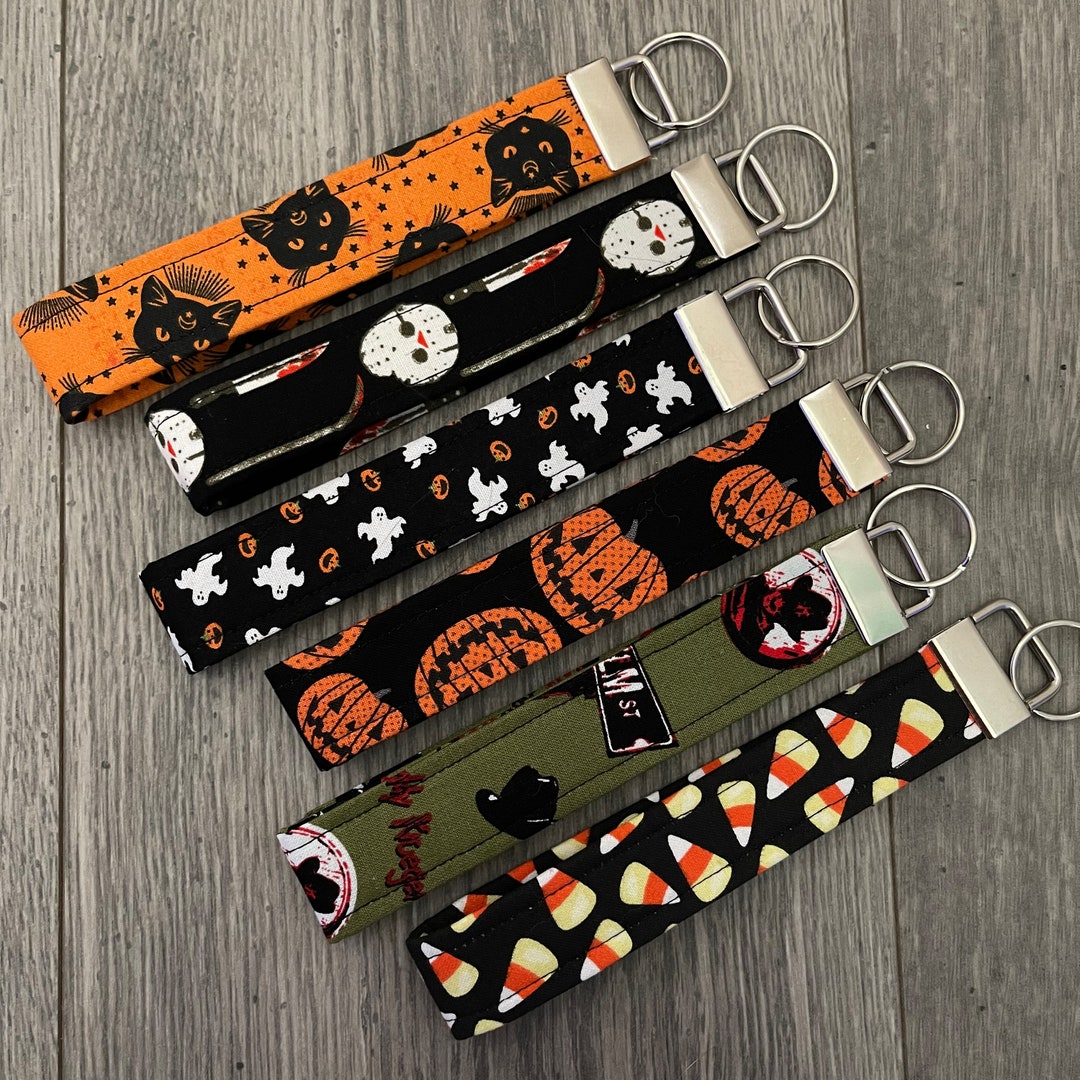 Spooky Halloween Horror Key Fob Wristlets - Etsy