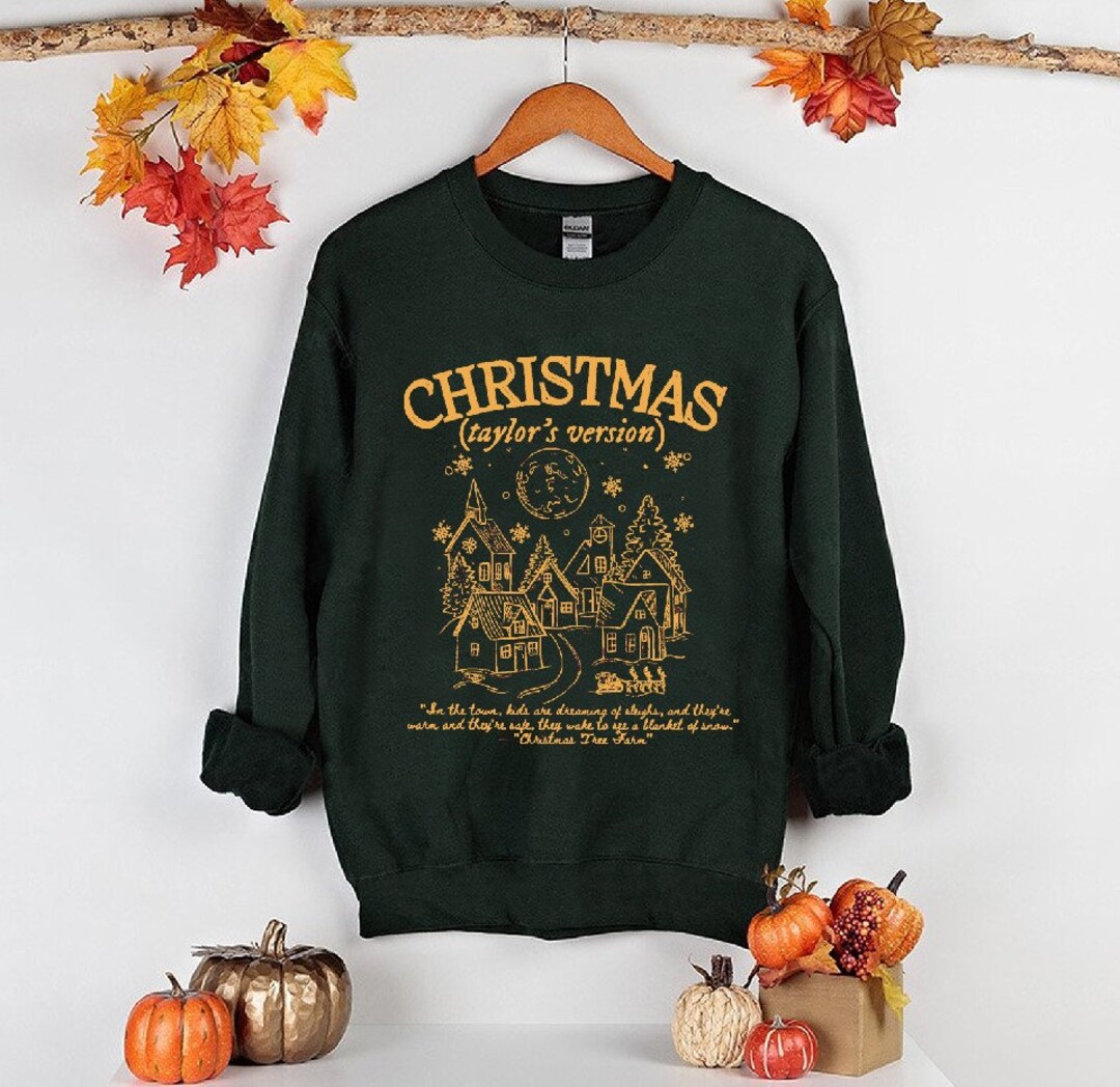 Merry Swiftmas Sweater, Cute Famous Christmas Ball Sweatshirt, Eras ...