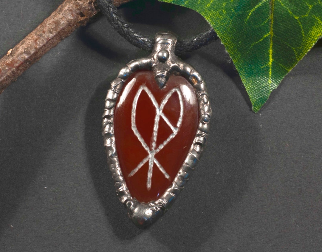 Rune, Love, Carnelian, Binding Rune, Viking, Celtic, Middle Ages ...
