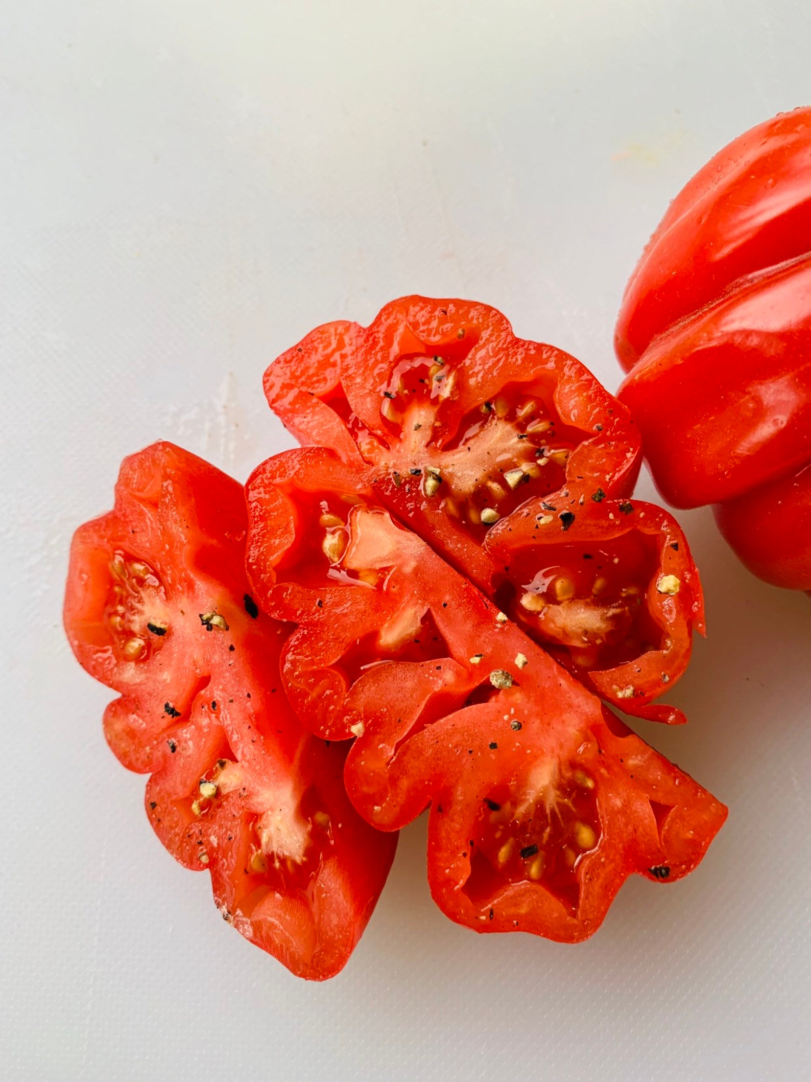 Zapotec ruffled tomato rare Mexican heirloom 15 seeds loves | Etsy