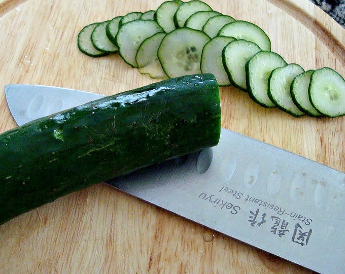 Japanese Cucumber Yamato Sanjaku, 10 Seeds, Sushi Bar Classic Heirloom ...