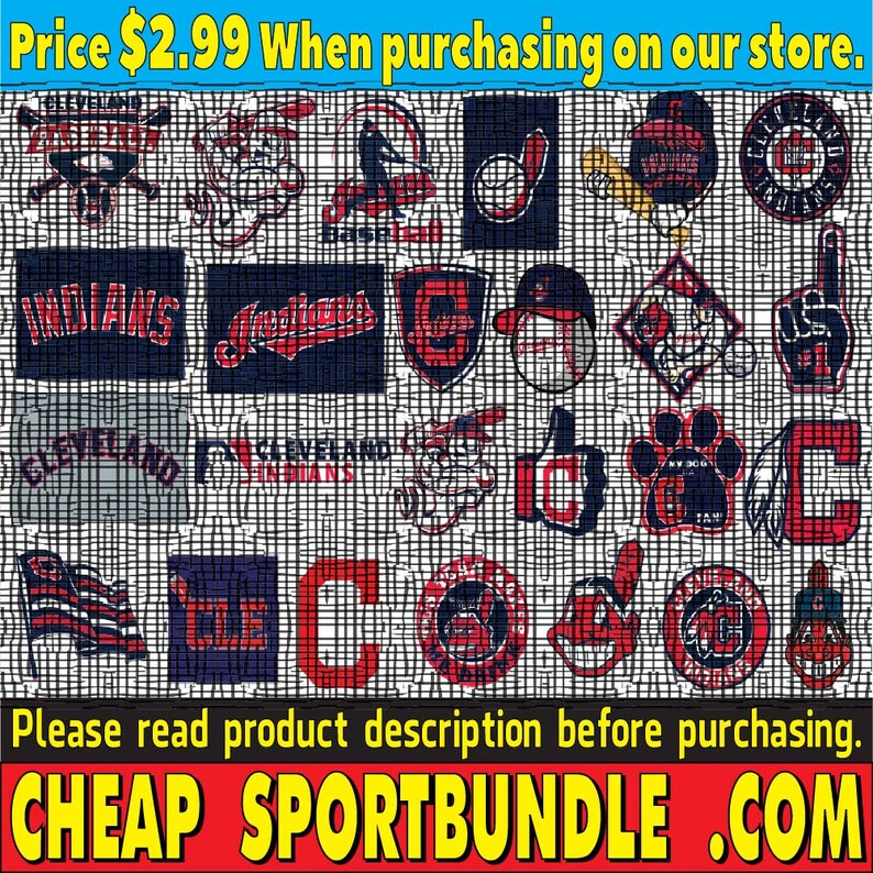 Cleveland-indians Baseball Team Svg, Cleveland-indians Svg, MLB Svg, M ...