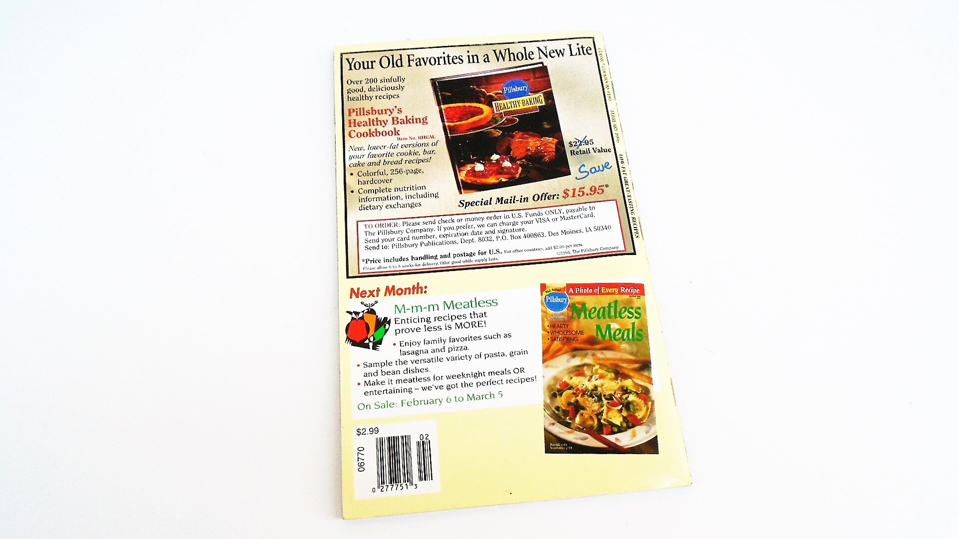 Pillsbury Classic 90s Cookbook Cookbook Vintage Pillsbury - Etsy