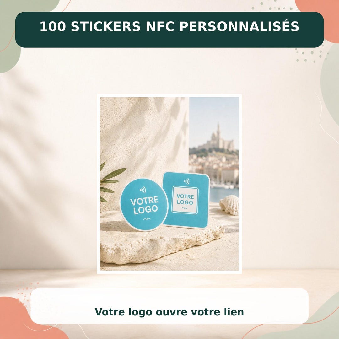 Custom NFC Stickers With Resin Doming – Pack of 100, Round or ...