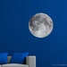 Large Full Moon High Resolution Print Wall Decal lunar | Etsy
