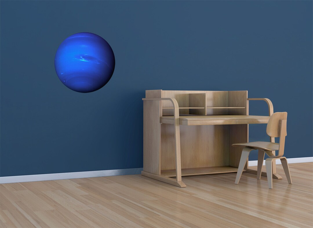 Planet Neptune Reusable Adhesive Fabric Wall Decal | Astronomy Planets ...
