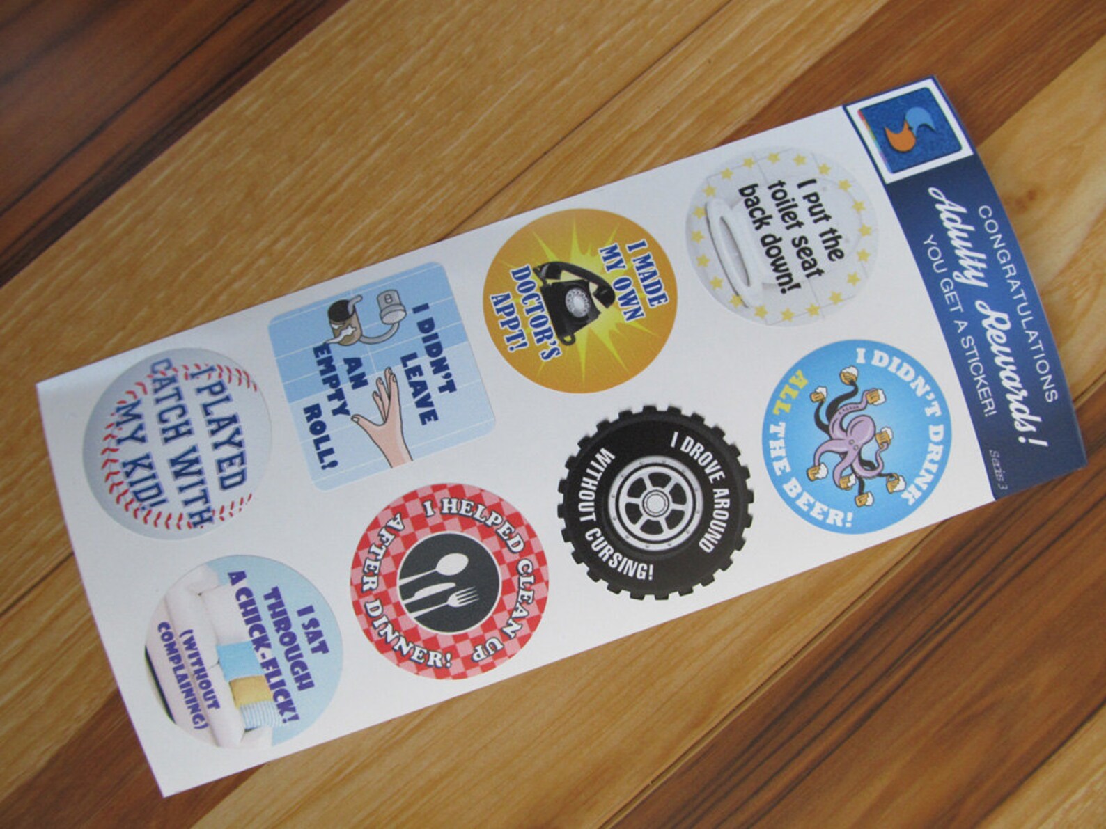 Adult Men's Reward Stickers Series 3 Adult Reward - Etsy