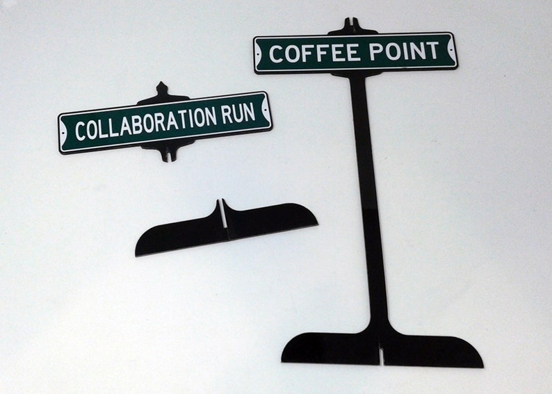 Custom Wedding Table Street Sign 15.75 Inch Tall Centerpiece ...
