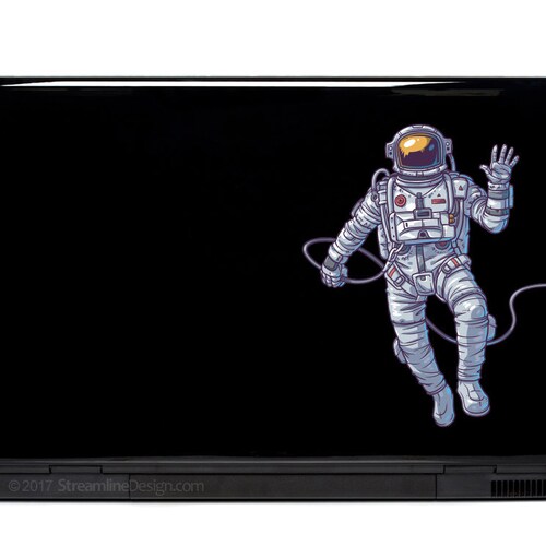 Astronaut Laptop Decal Space Man Sticker FREE SHIPPING | Etsy