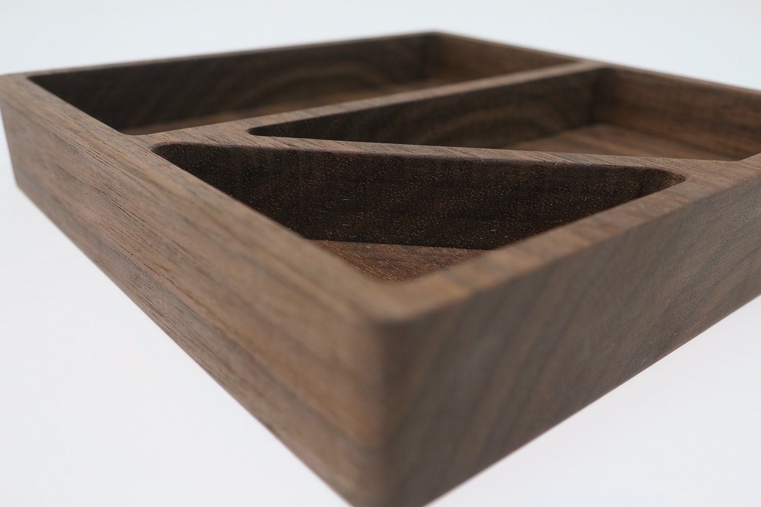 Walnut Tray Desk Organizer Memory Box Jewelry Tray Trinket | Etsy