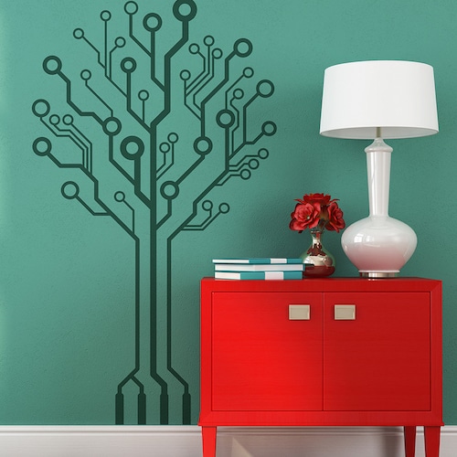 Computer Technology Wall Decal Vinyl Sticker Science Education | Etsy