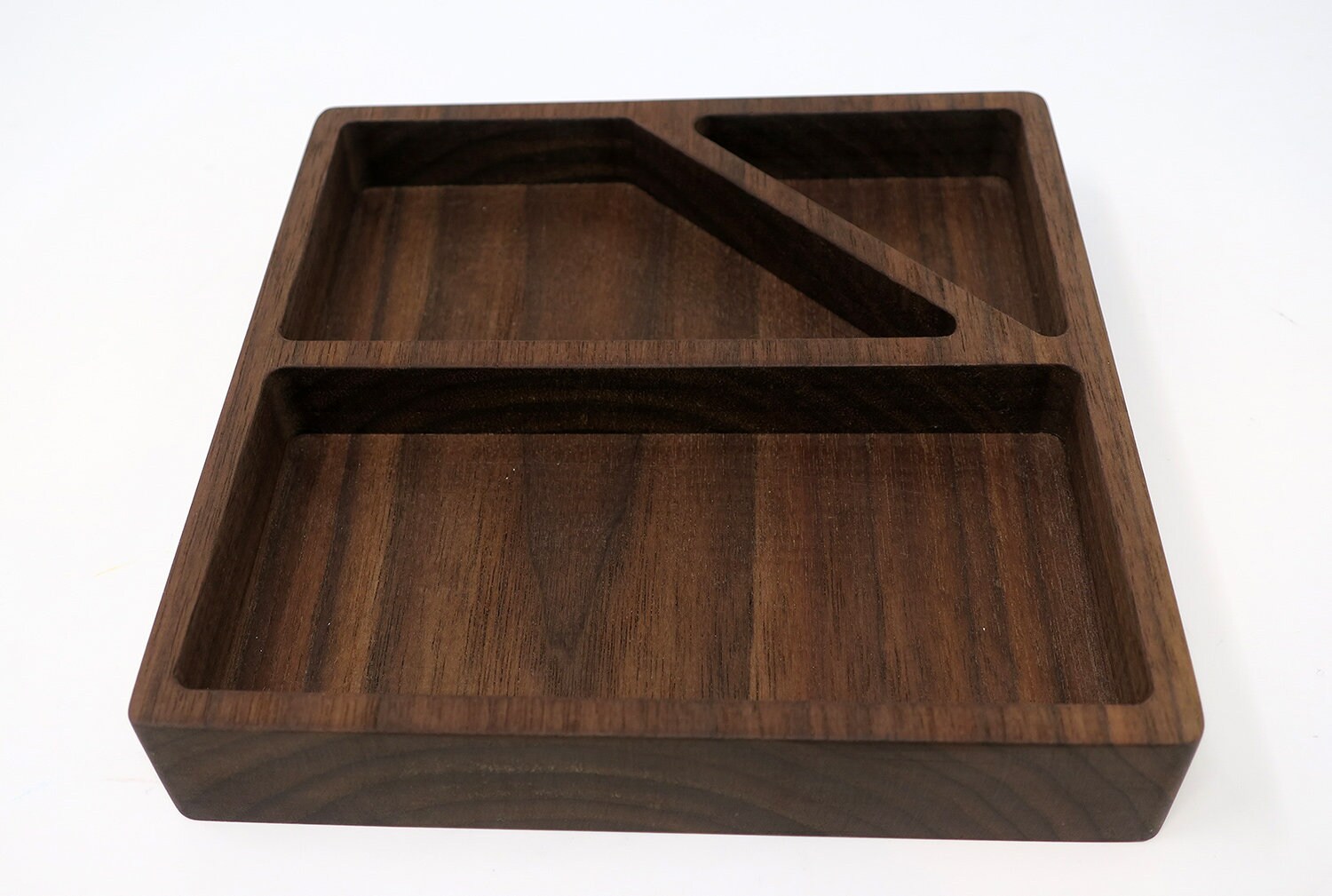 Walnut Tray Desk Organizer Memory Box Jewelry Tray Trinket | Etsy